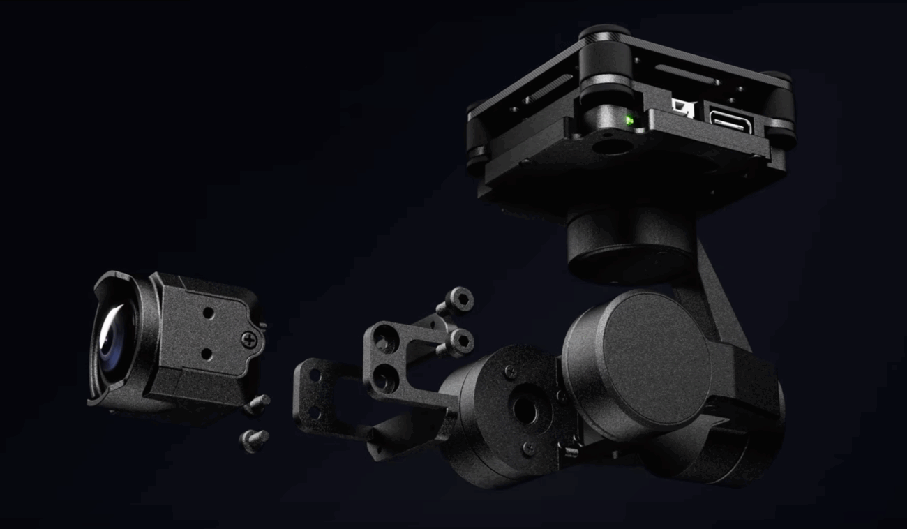 HEQUAV G-port 3-axis gimbal for DJI O4 Pro - FpvGuru